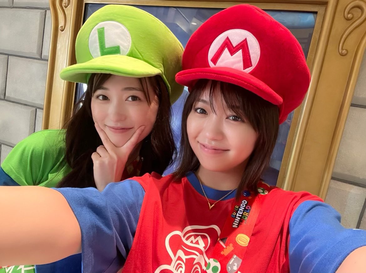 大原優乃、福原遥と眼福リンクコーデ！マリオ&ルイージの兄弟コスが反則級の可愛さ | 歌詞検索サイト【UtaTen】ふりがな付