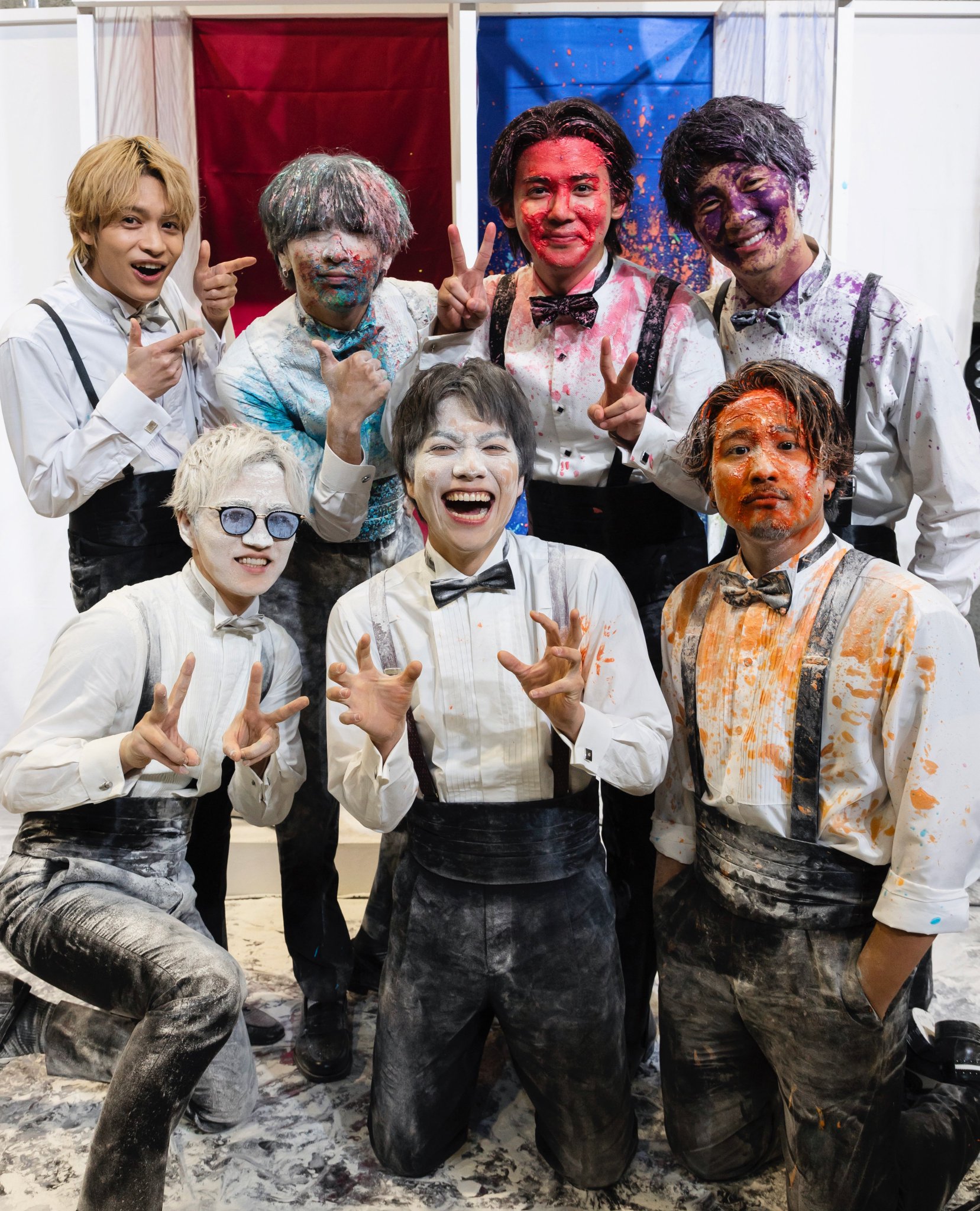 WEST. 中間淳太、10周年生配信で一人だけ汚れなし？カラフルなメンバーの顔に爆笑！ | 歌詞検索サイト【UtaTen】ふりがな付