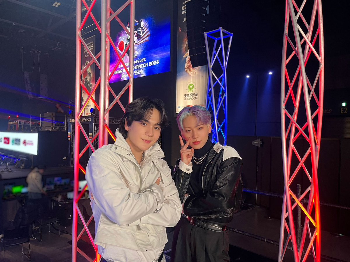 JO1・川尻蓮&豆原一成、会場で見せる爆イケビジュ！「ブレイキンワールドマッチ2024」にゲスト出演 | 歌詞検索サイト【UtaTen】ふりがな付